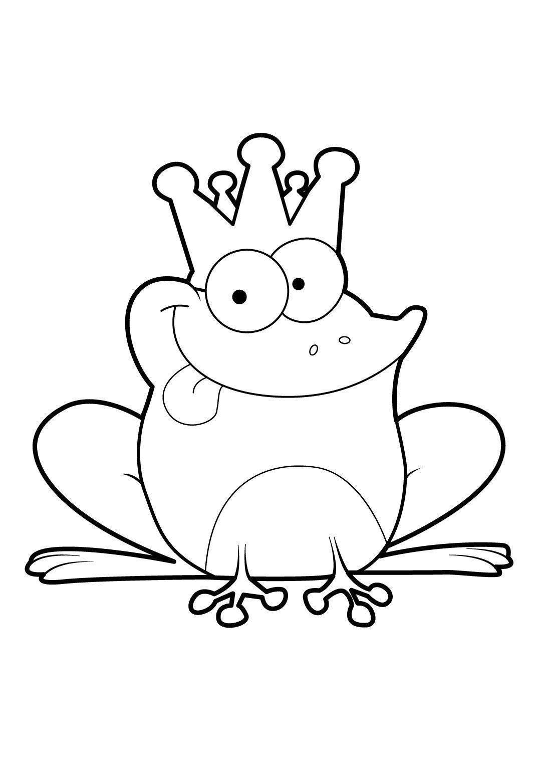 Grenouille 18 - Coloriages Animaux - Grenouilles Grenouille 18 - Coloriages Animaux - Grenouilles