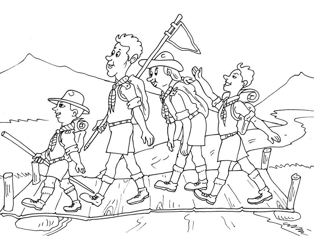 Scout 30 - Coloriages Metiers - Scouts