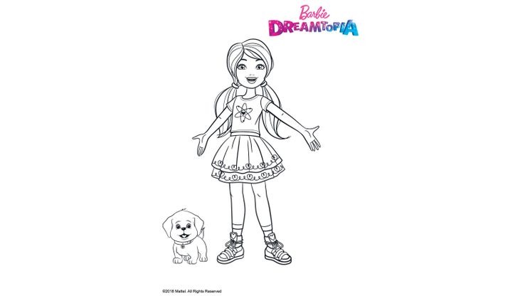 Chelsea et Honey - Coloriages Dessins animes - Barbie Dreamtopia Chelsea et Honey - Coloriages Dessins animes - Barbie Dreamtopia