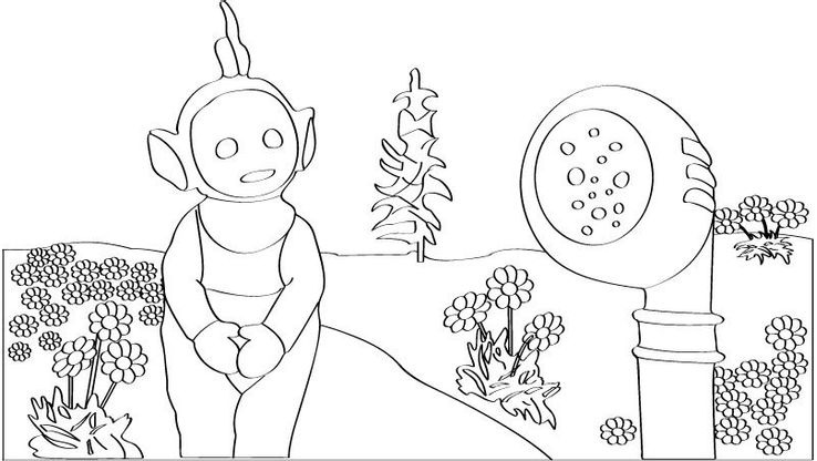 Teletubbies 96 - Coloriages Dessins animes - Les Teletubbies