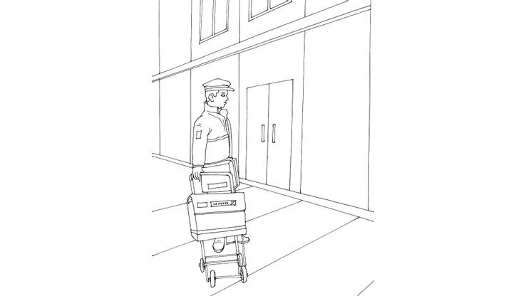 Coloriages Facteur