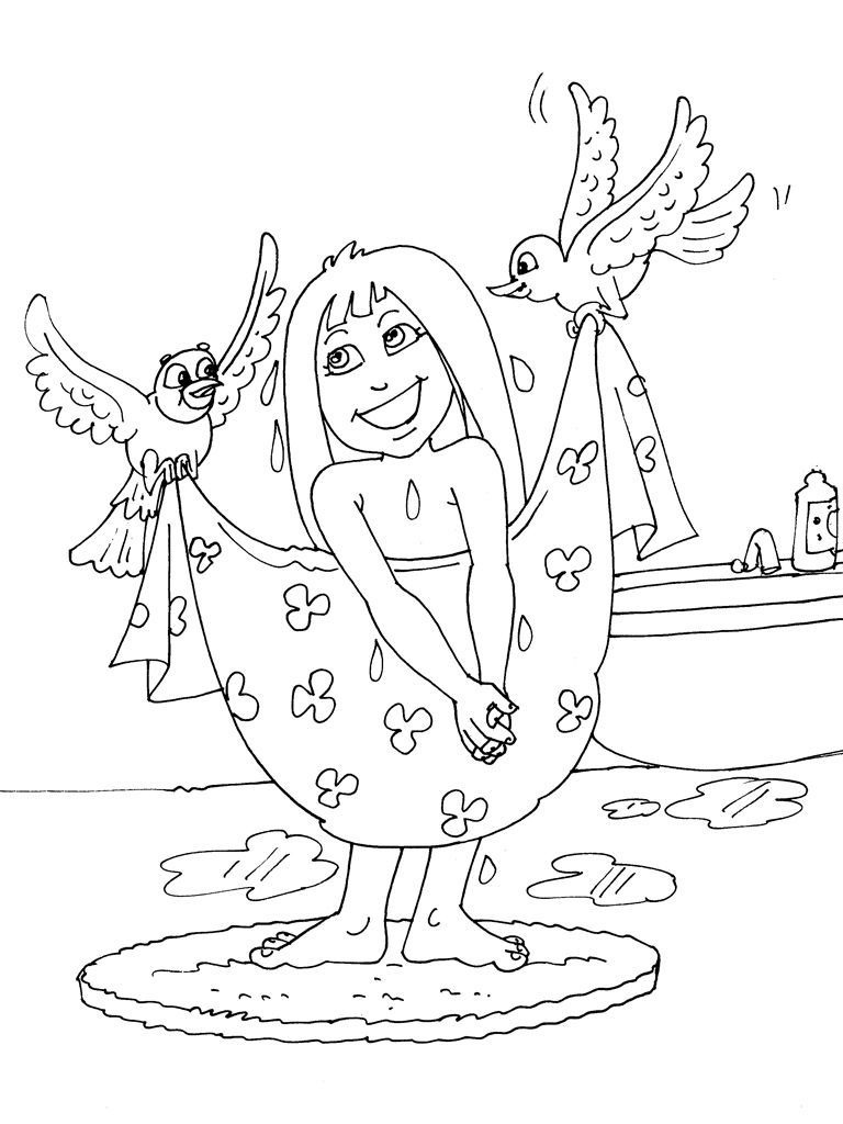 Coloriage Tina Bain Kleurplaten Bagno Bains Colorir Banheira ...