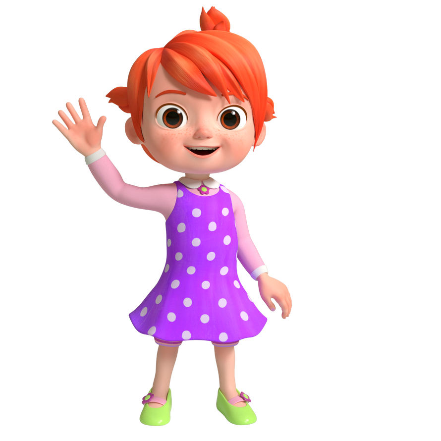 COCOMELON Cartoon Girl YoYo Character 3D MODEL 3D Model, 49% OFF